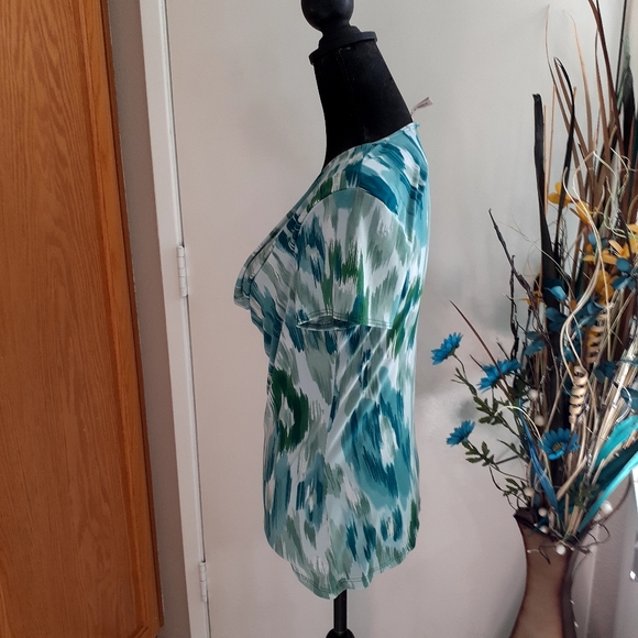 Susan Lawrence | Tops | Susan Lawrence Cowl Drape Neck Tunic Top | Poshmark